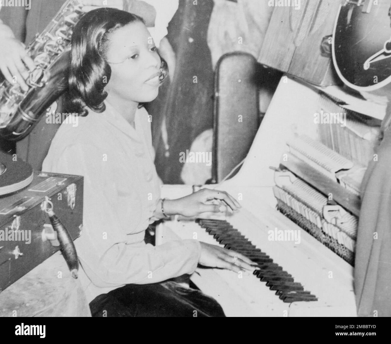 Portrait of Mary Lou Williams, Howard Theater, Washington, D.C., 1938 ...