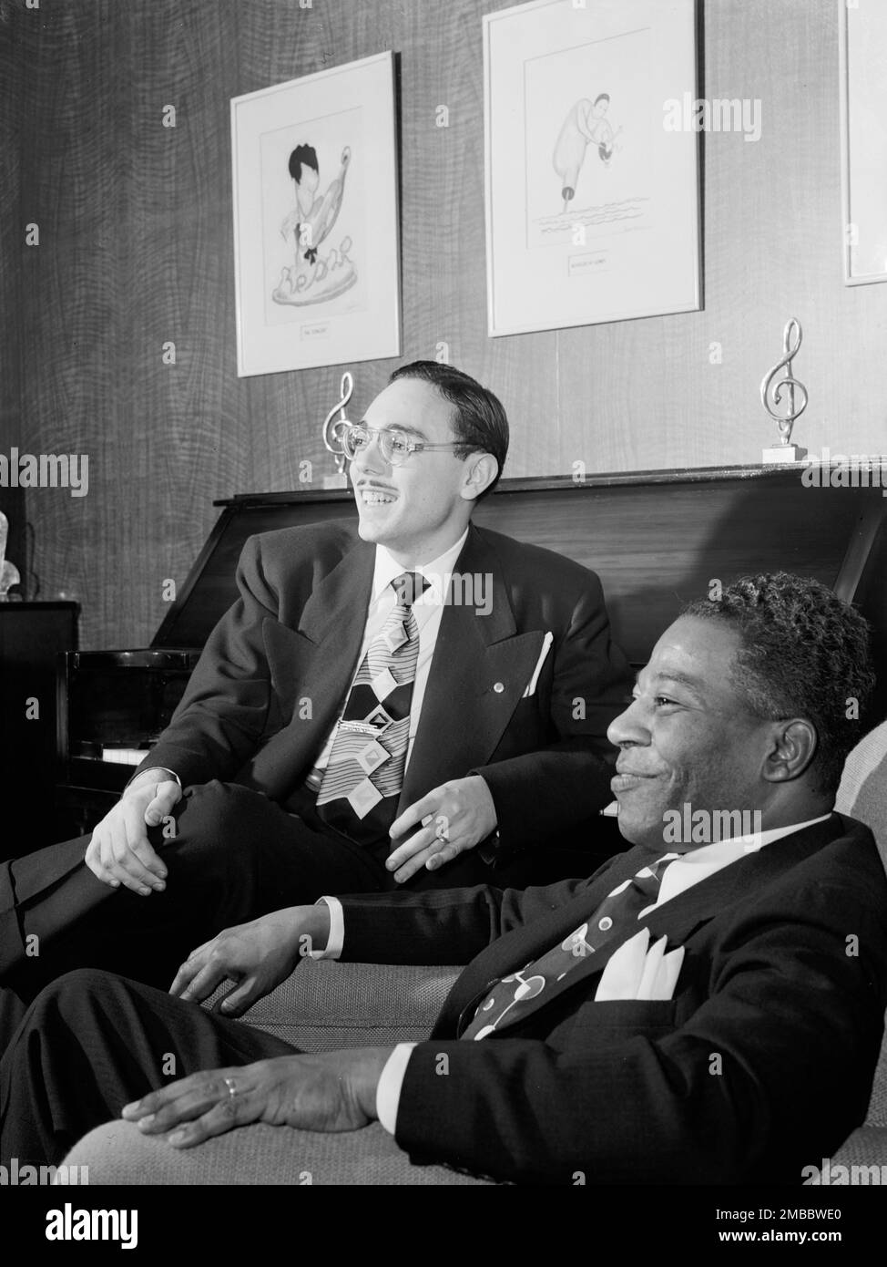 Portrait of Bernie Benjamin and George (George David) Weiss, New York ...