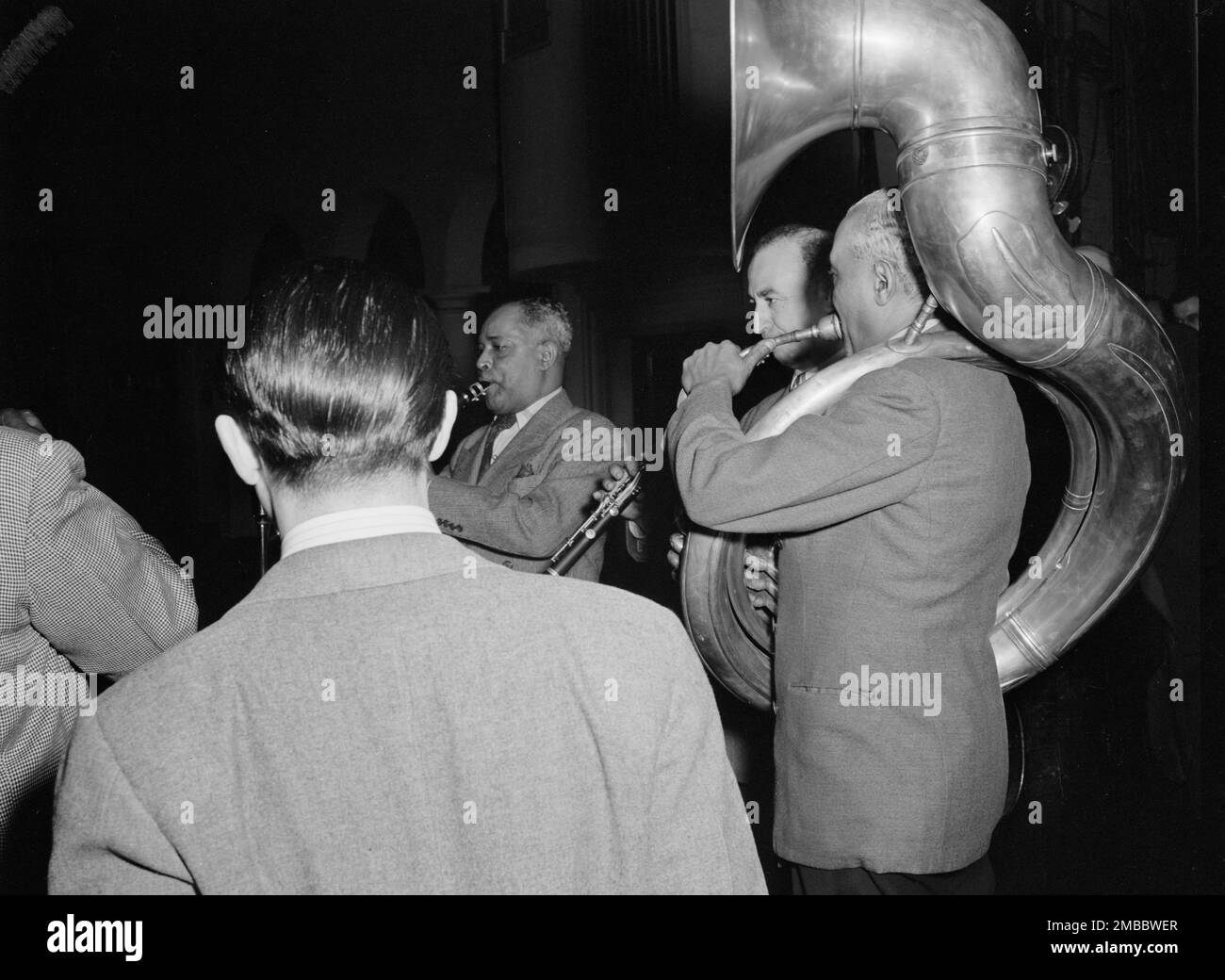 African american tuba player Black and White Stock Photos & Images - Alamy