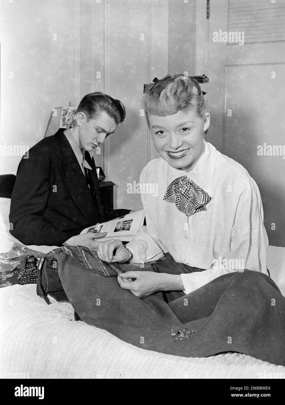 Portrait of June Christy and Bob Cooper, 1947 or 1948 Stock Photo - Alamy