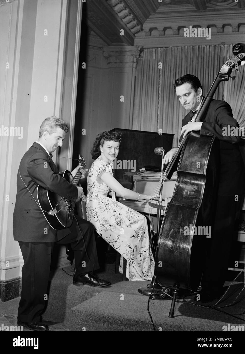 Portrait of Dardanelle, Joe Sinacore, and Bert Nazer, Sheraton Hotel ...