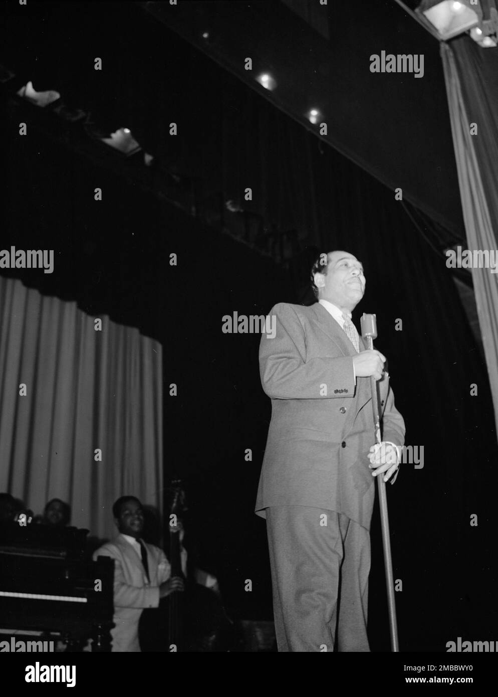 Portrait of Duke Ellington and Junior Raglin, Howard Theater ...