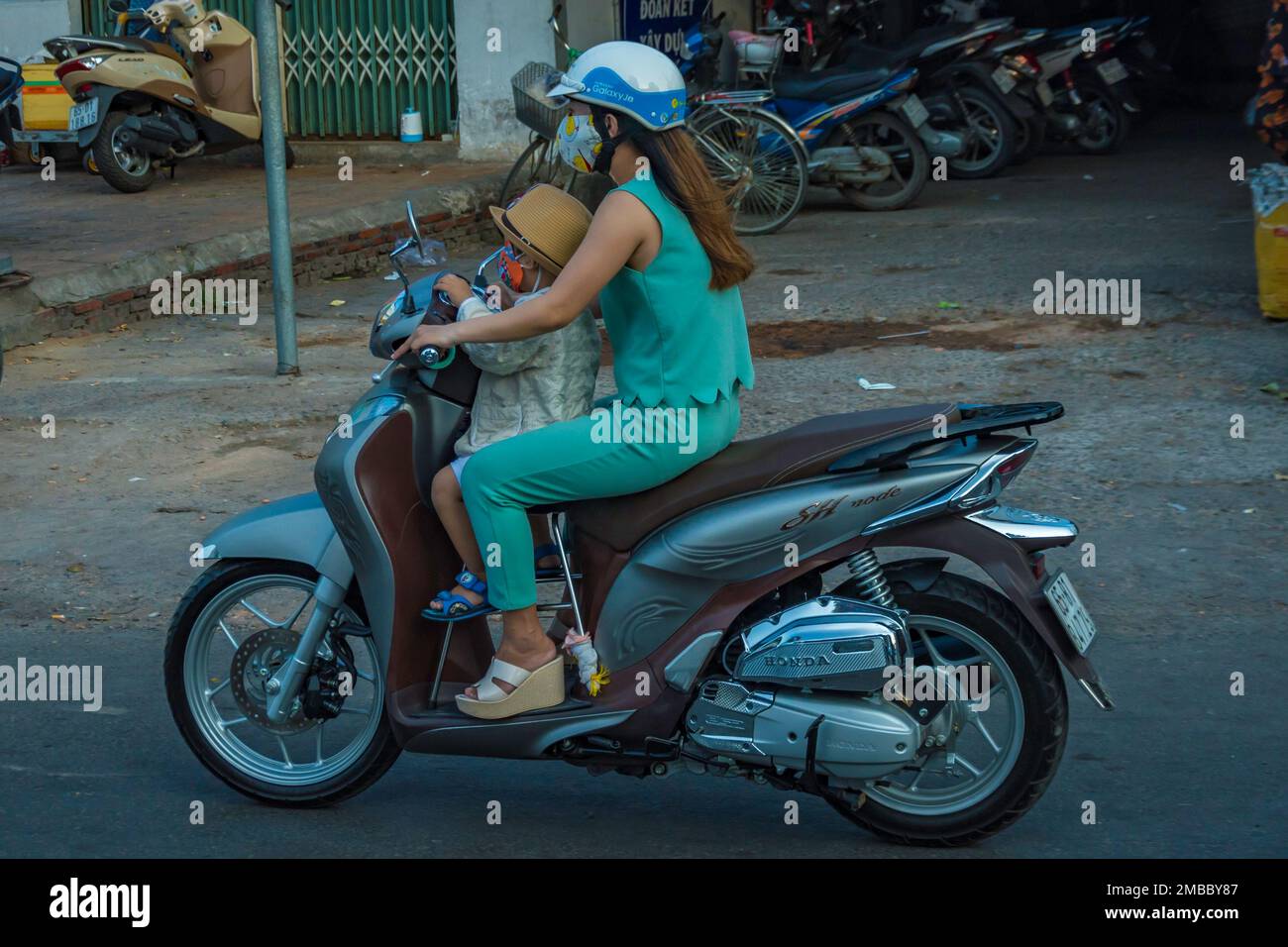 Lady motor bike rider hi-res stock photography and images - Alamy