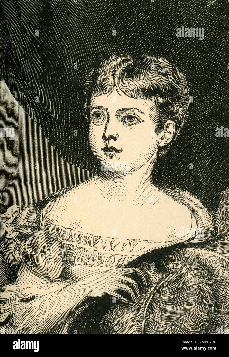 'Her Majesty The Queen at the Age of Ten', (c1897). Victoria as a young ...