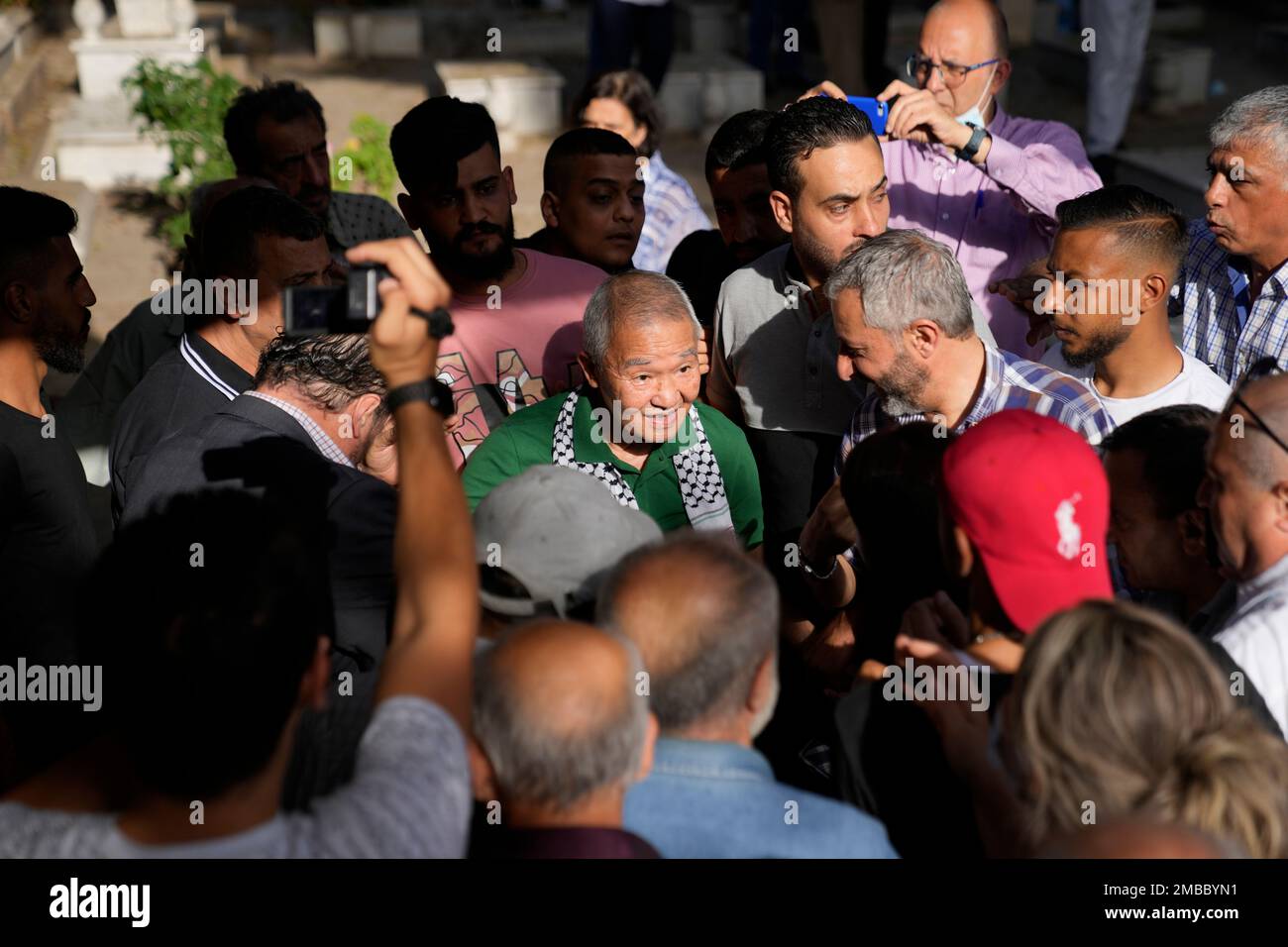 Kozo Okamoto, 74, a member of the Japanese Red Army guerrilla group ...