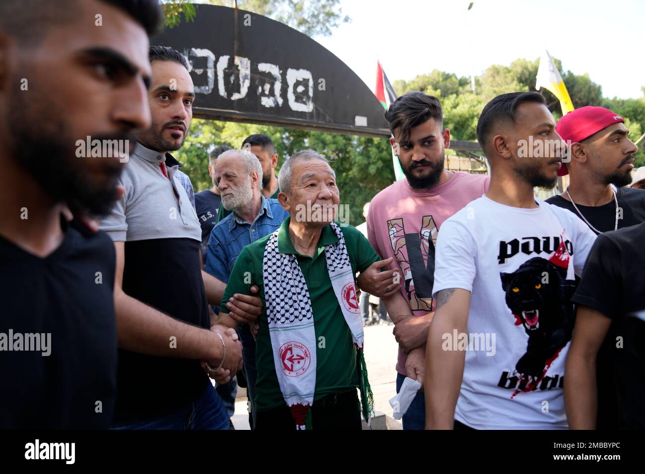 Kozo Okamoto, 74, a member of the Japanese Red Army guerrilla group ...