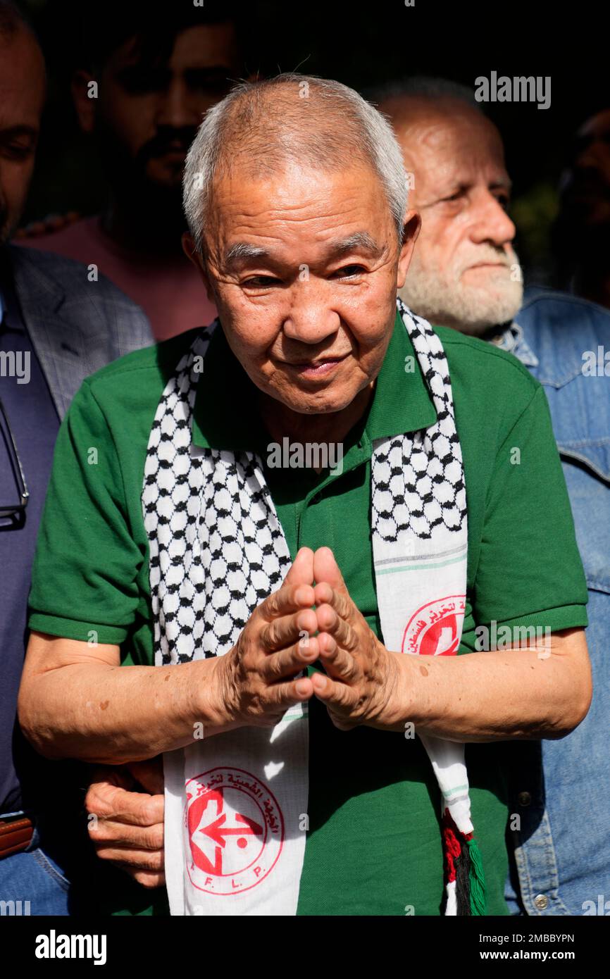 Kozo Okamoto, 74, a member of the Japanese Red Army guerrilla group ...