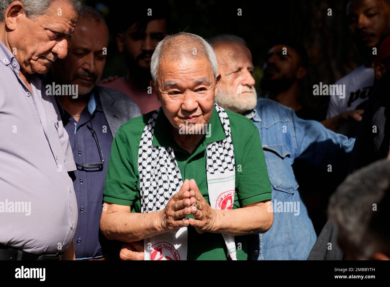 Kozo Okamoto, 74, a member of the Japanese Red Army guerrilla group ...