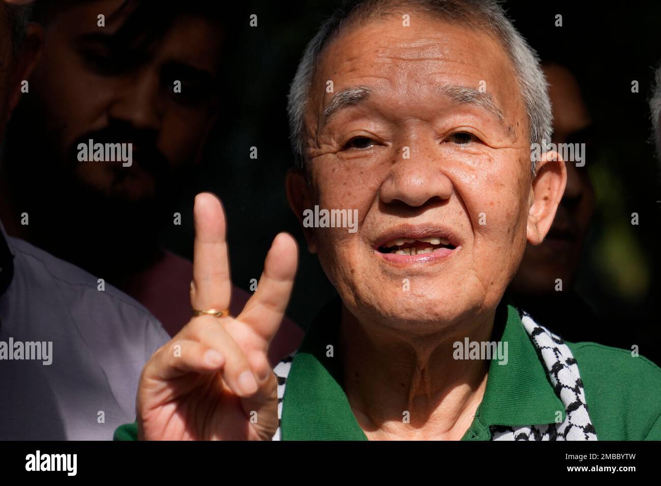 Kozo Okamoto, 74, a member of the Japanese Red Army guerrilla group ...