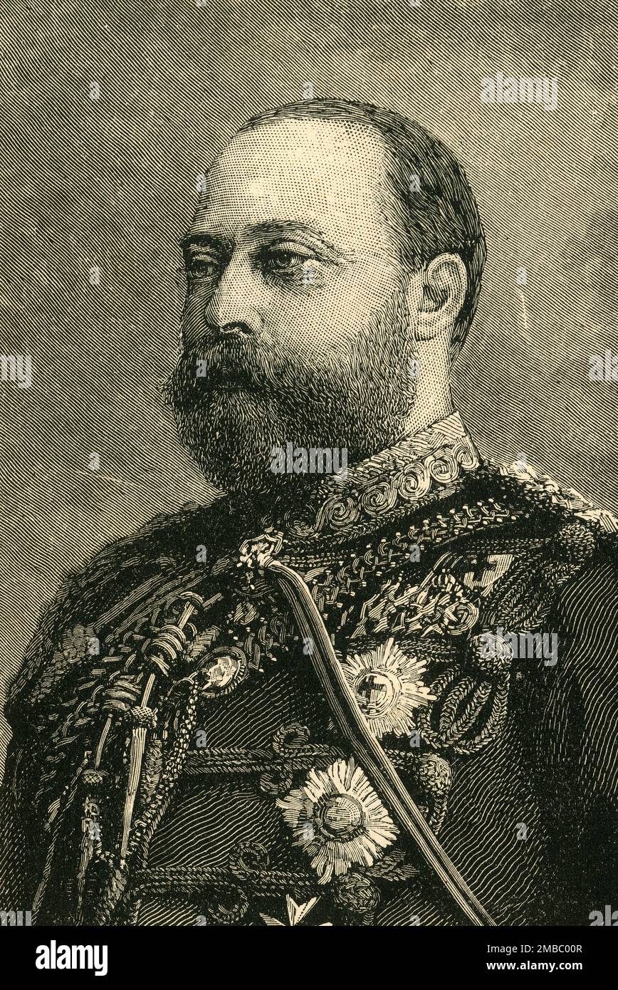 'The Prince of Wales', c1897. Portrait of the future King Edward VII ...