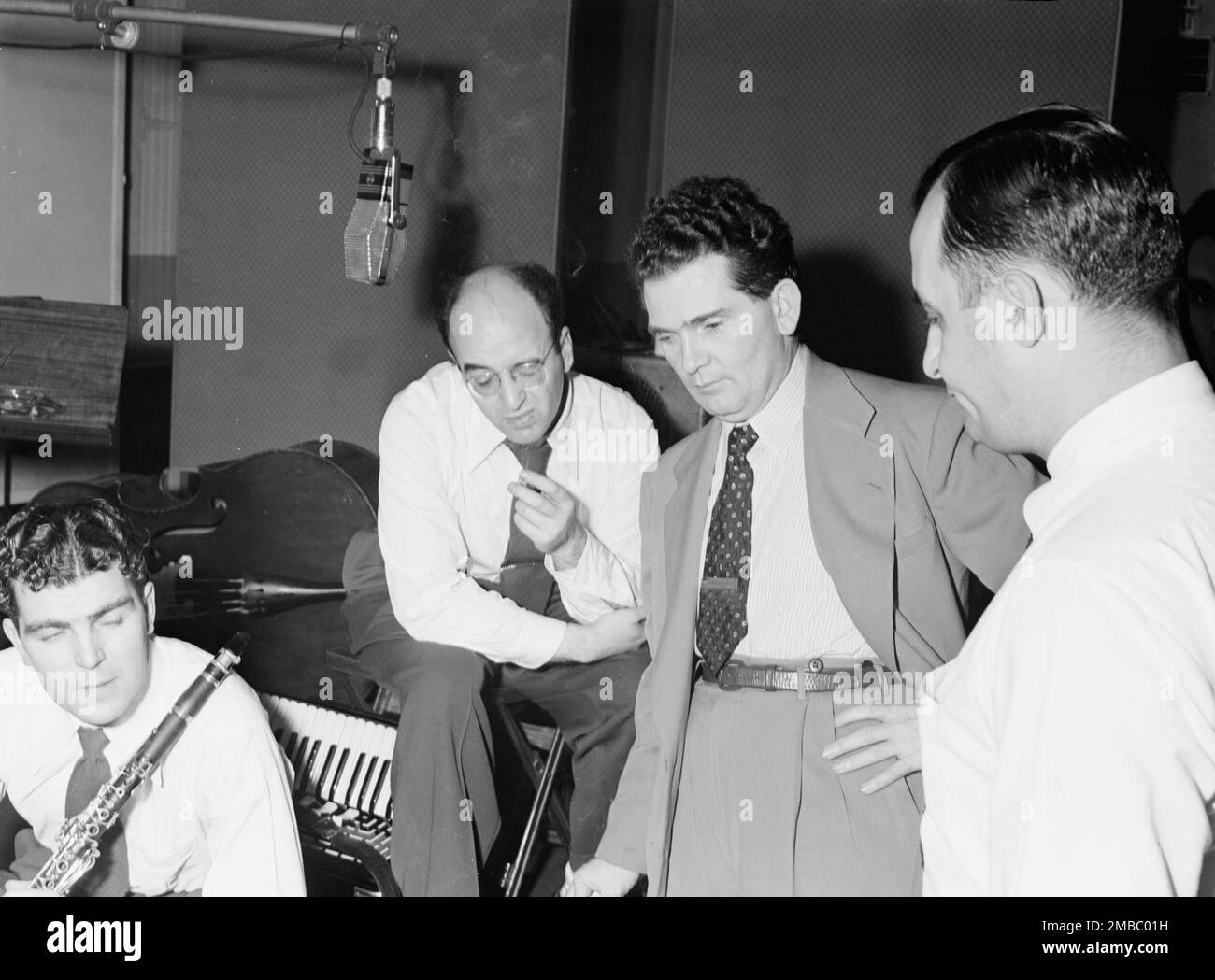 Portrait of Joe Mooney, Andy Fitzgerald, Gaeton (Gate) Frega, and Morty ...