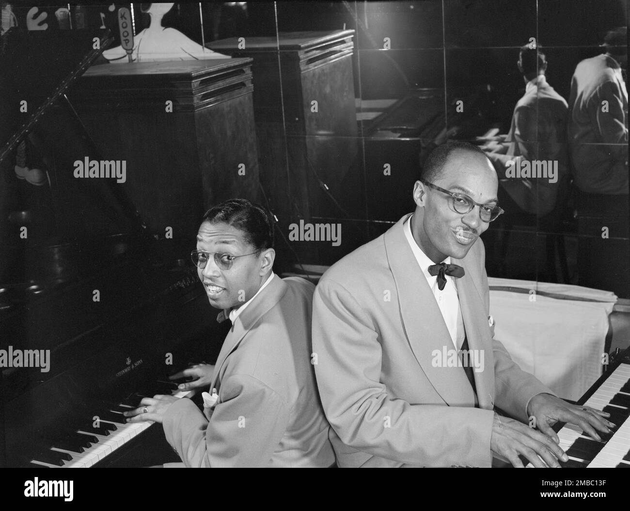 Portrait of Billy Taylor and Bob Wyatt, New York, N.Y., ca. 1947 Stock ...
