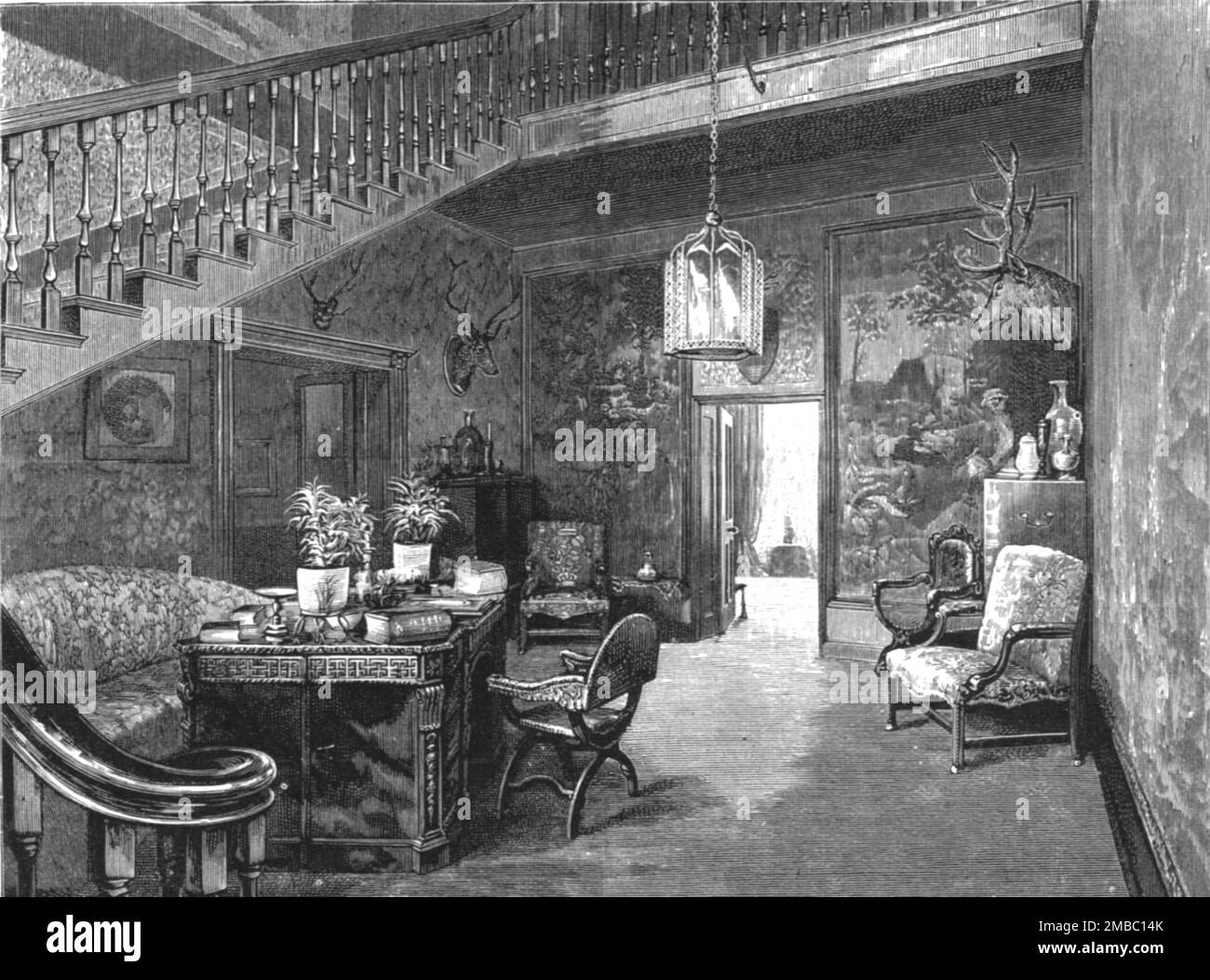 Royal lodge interior windsor hi-res stock photography and images - Alamy