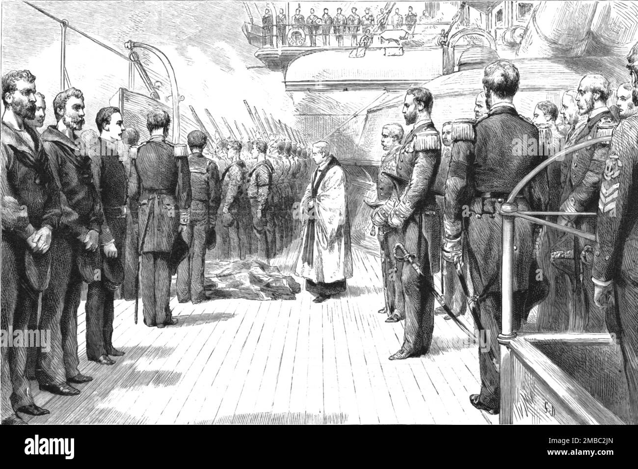 ''The Naval Manoeuvres - with the Northern Fleet; A Man-of-War Funeral ...