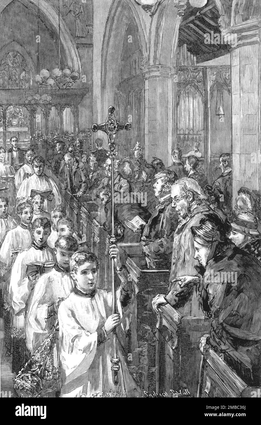 ''Church Choirs - The New Style', 1891. From "The Graphic. An ...