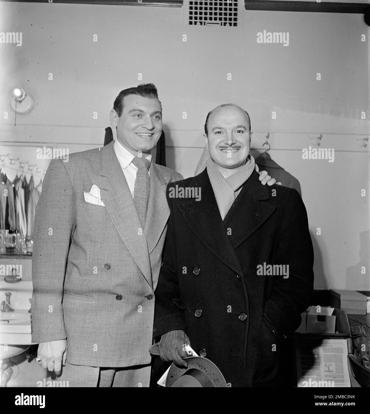 Portrait of Bud Freeman and Frankie Laine, New York, N.Y.(?), 1938 ...