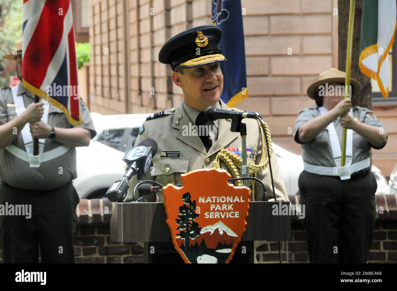 Air Vice-Marshal Mick Smeath, British defence attache to the United ...