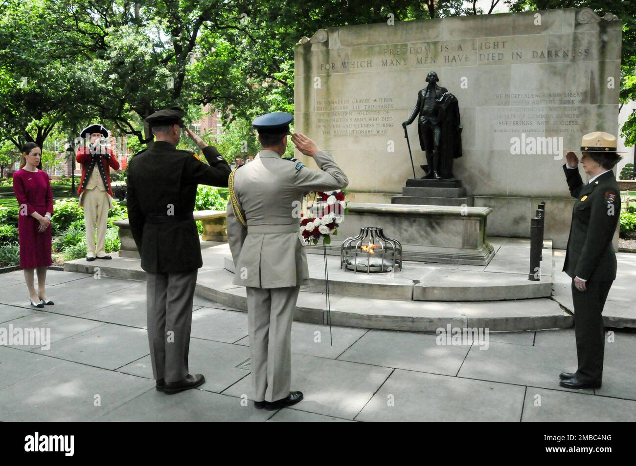 Maj. Gen. Rodney Faulk (left), commanding general of the Army Reserve’s ...