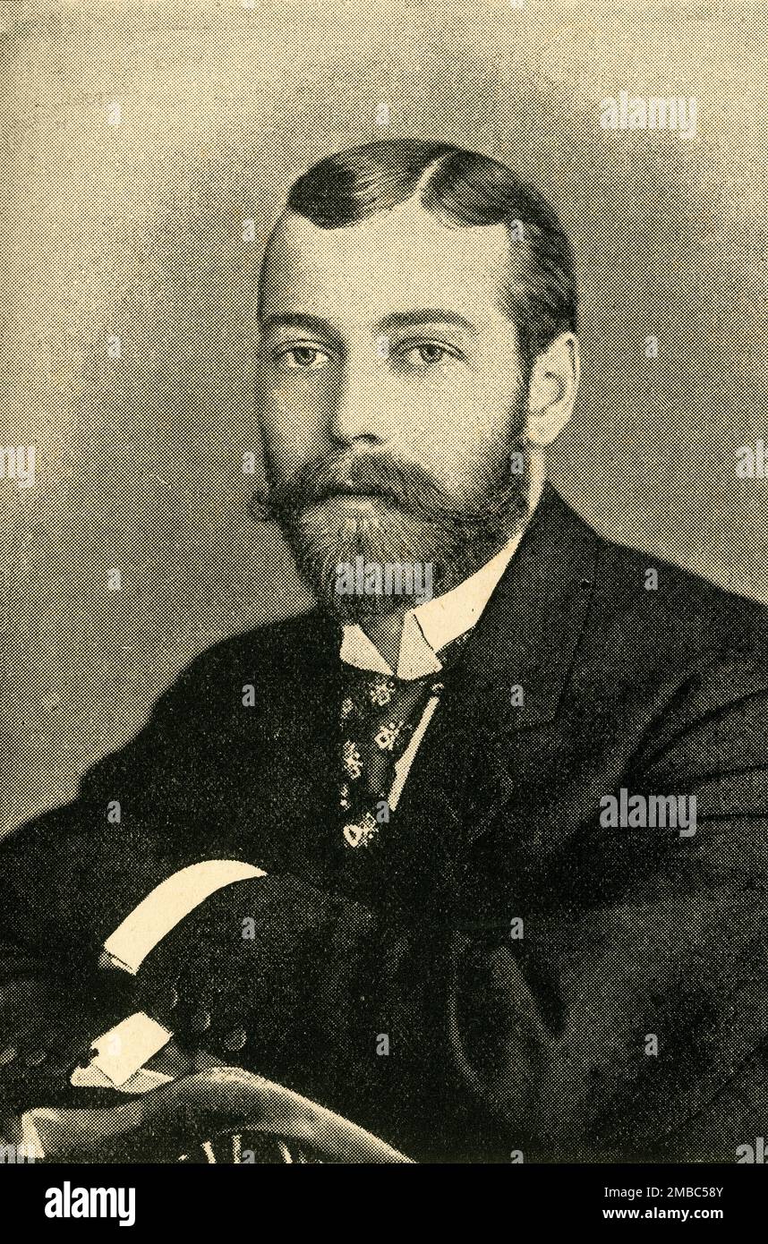 'H.R.H. Prince George of Wales, K.G., Duke of York', c1897. Portrait of ...