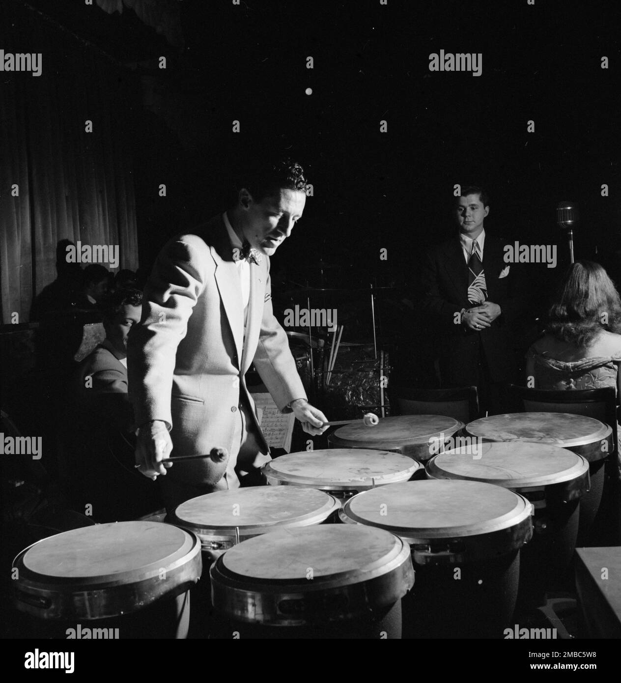Portrait of Paul Kashian, Mundell Lowe, Ray McKinley, Chris Adams, and ...