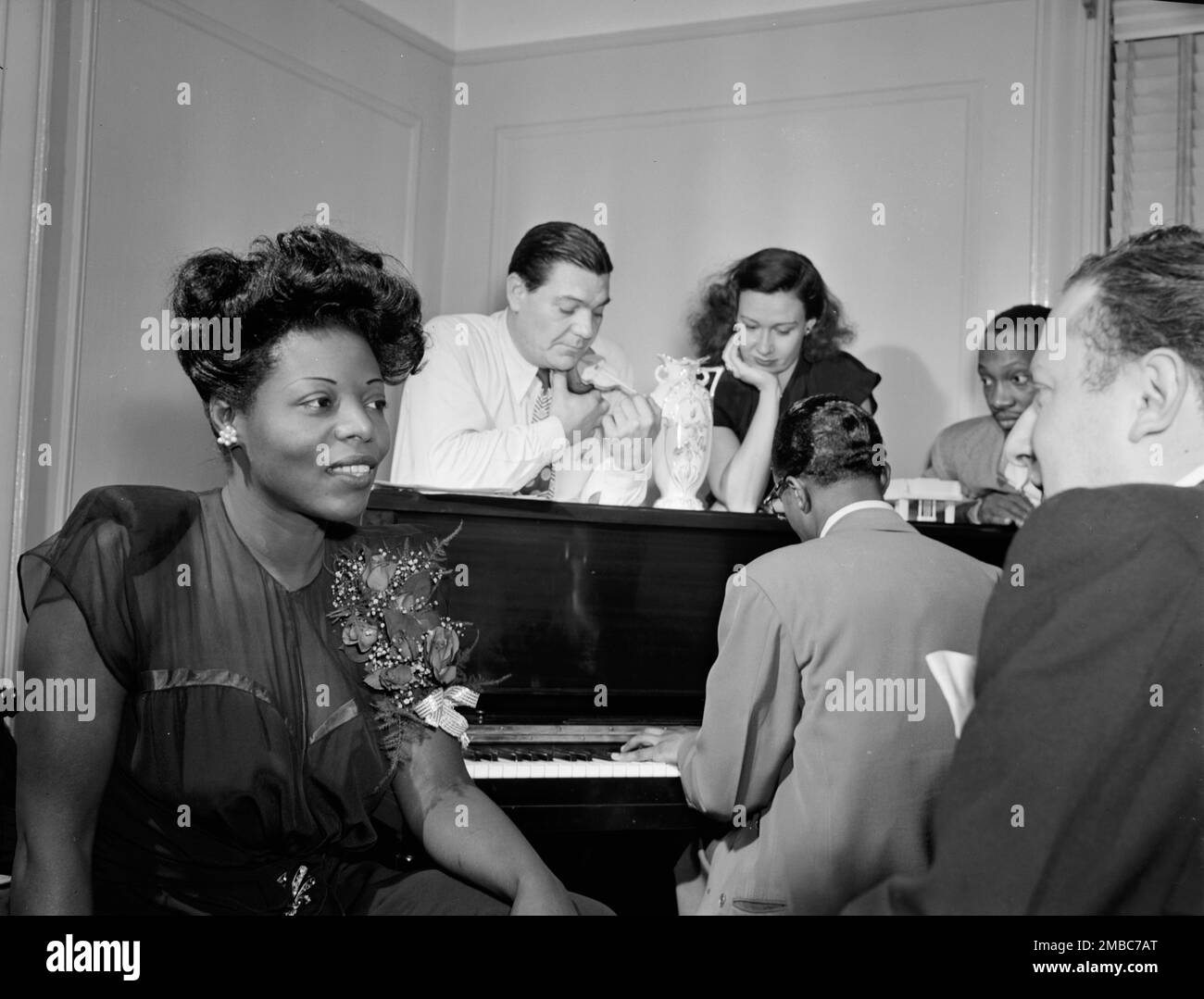 Portrait of Mary Lou Williams, Jack Teagarden, Dixie Bailey, Hank Jones ...