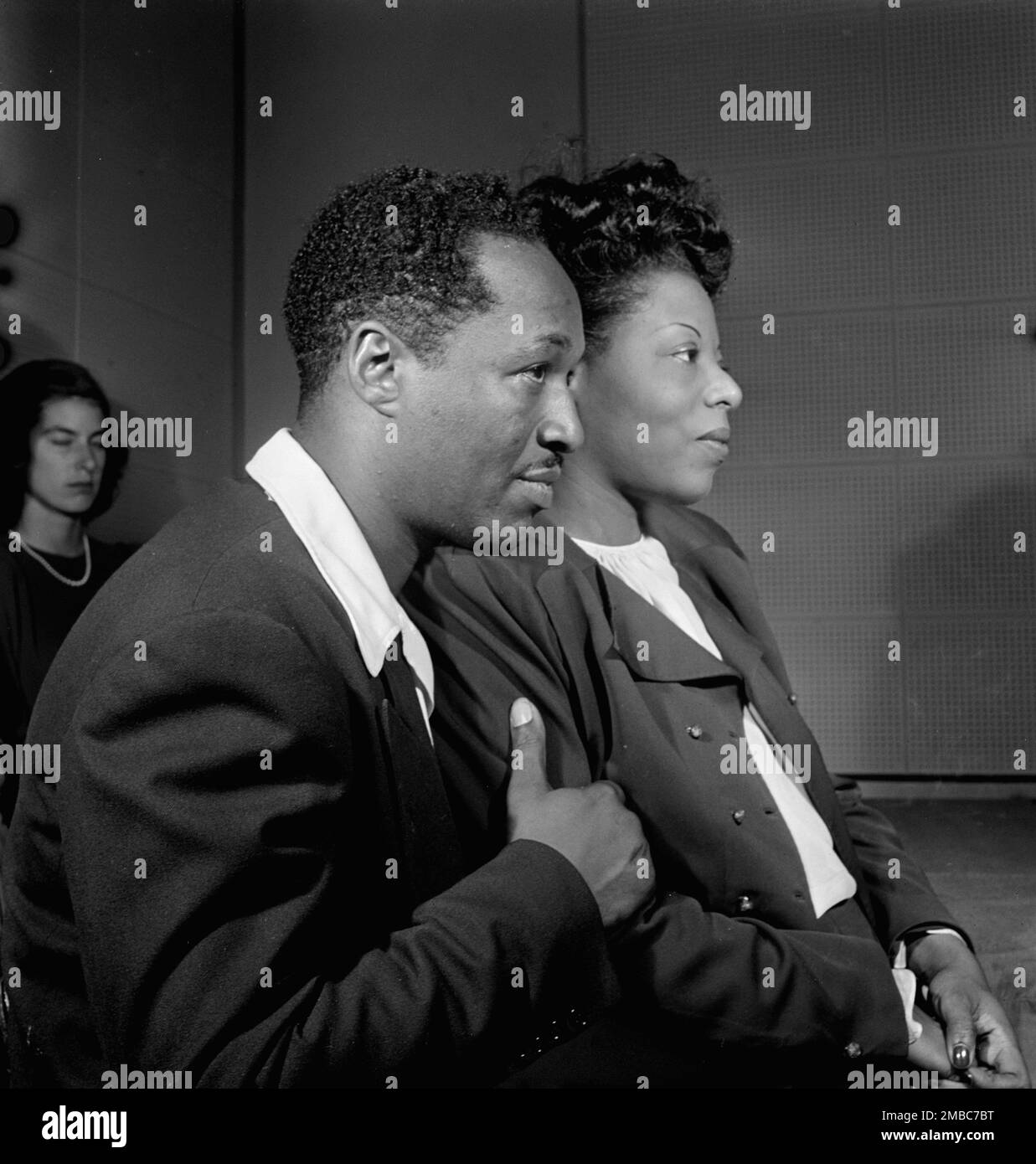 Portrait of Josh White and Mary Lou Williams, WMCA, New York, N.Y., ca ...