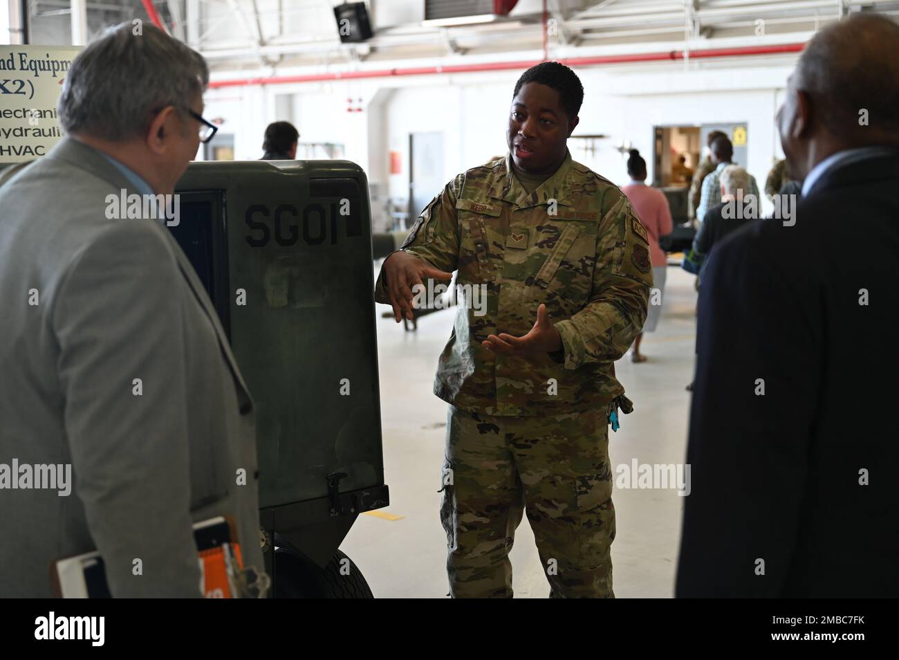 Senior Airman Shawn Webb, a member of the New York Air National Guard's ...