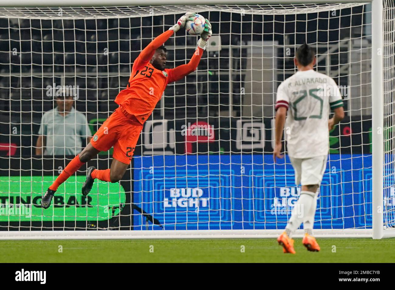 Nigeria Goalie Francis Odinaka Uzoho 23 Blocks A Shot By Roberto
