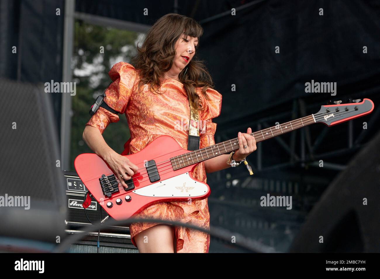 Nikki Monninger of Silversun Pickups performs at the BottleRock Napa ...
