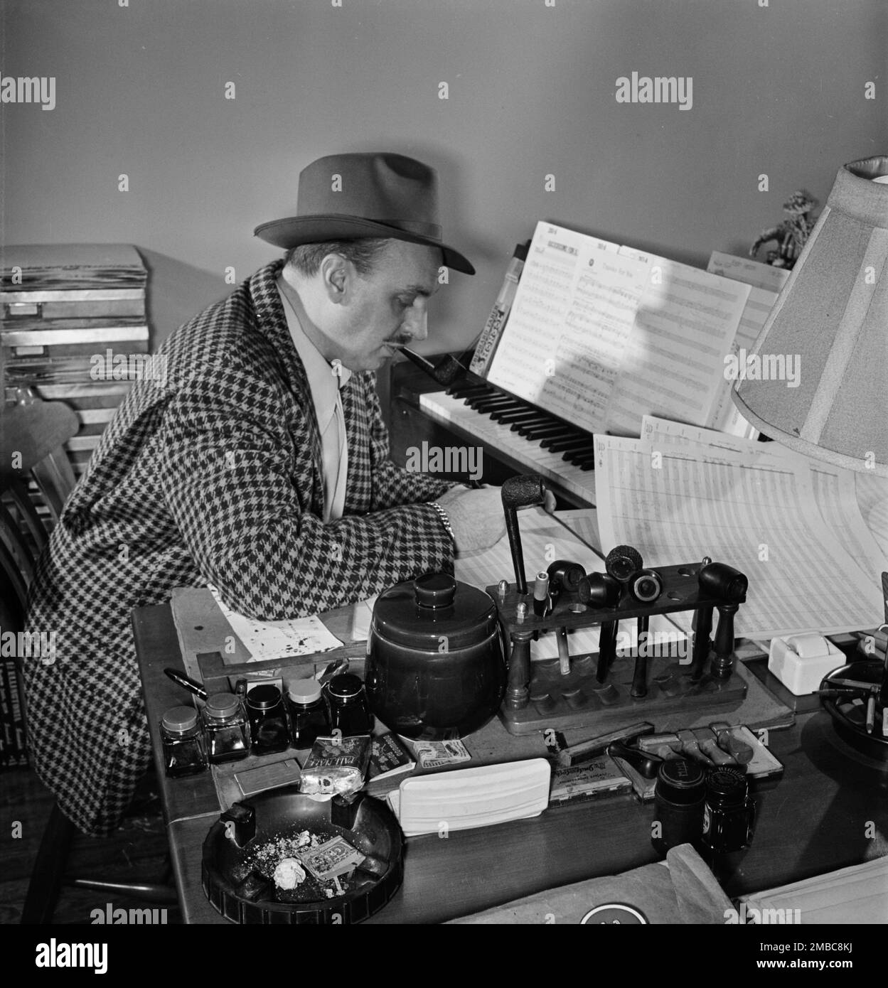 Portrait of Brick Fleagle, home of Brick Fleagle, New York, N.Y., 1946 ...