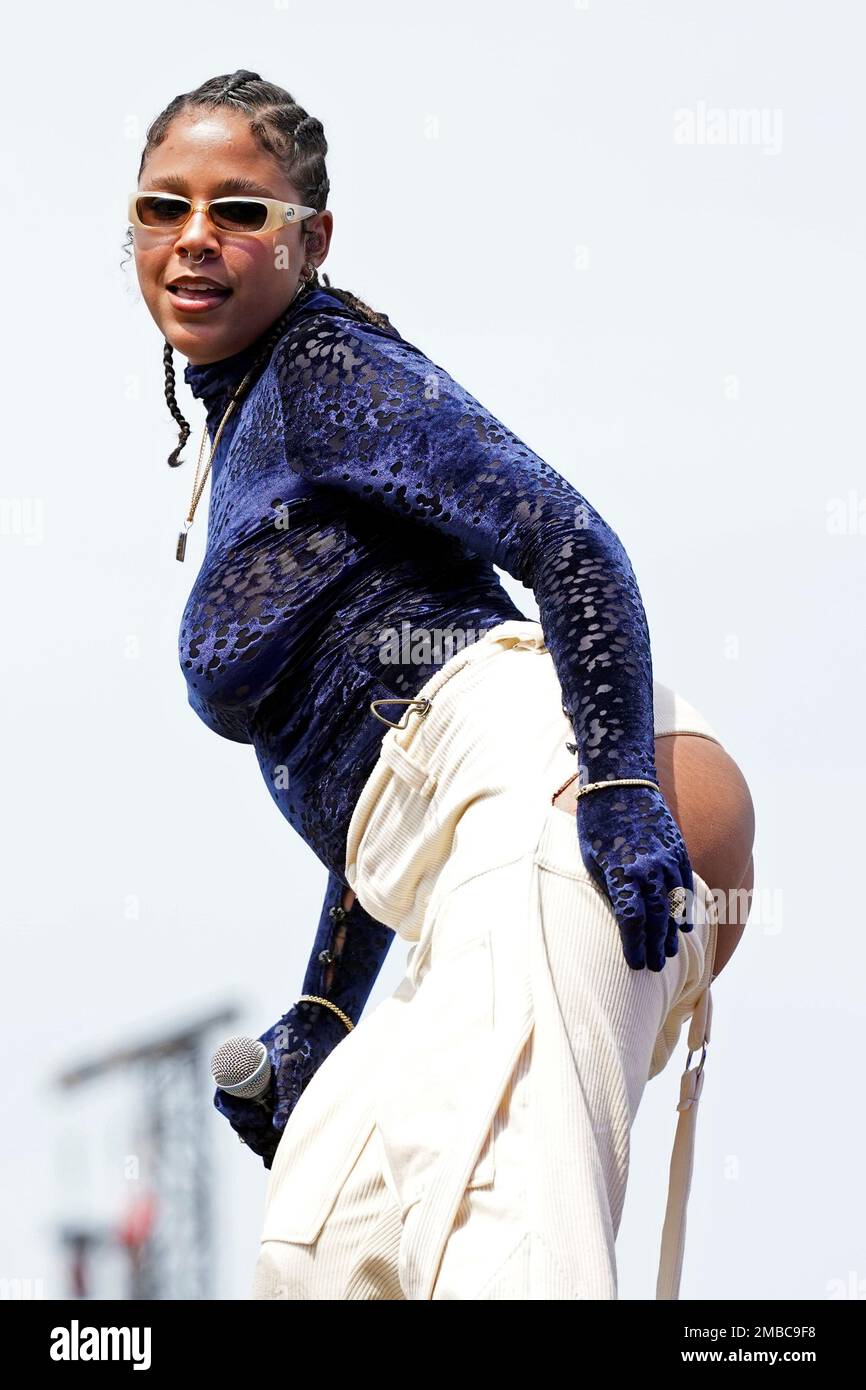 Tokischa performs at the Suenos music festival on Saturday, May 28 ...