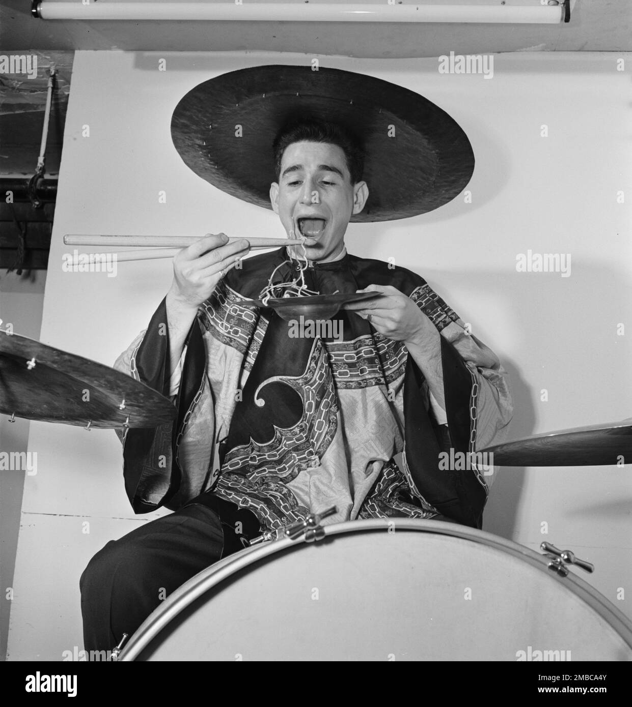 Portrait of Shelly Manne, New York, N.Y.(?), ca. June 1947 Stock Photo ...