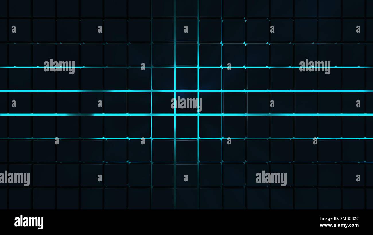 Abstract geometric shape concept background with backdrop light, cgi ...