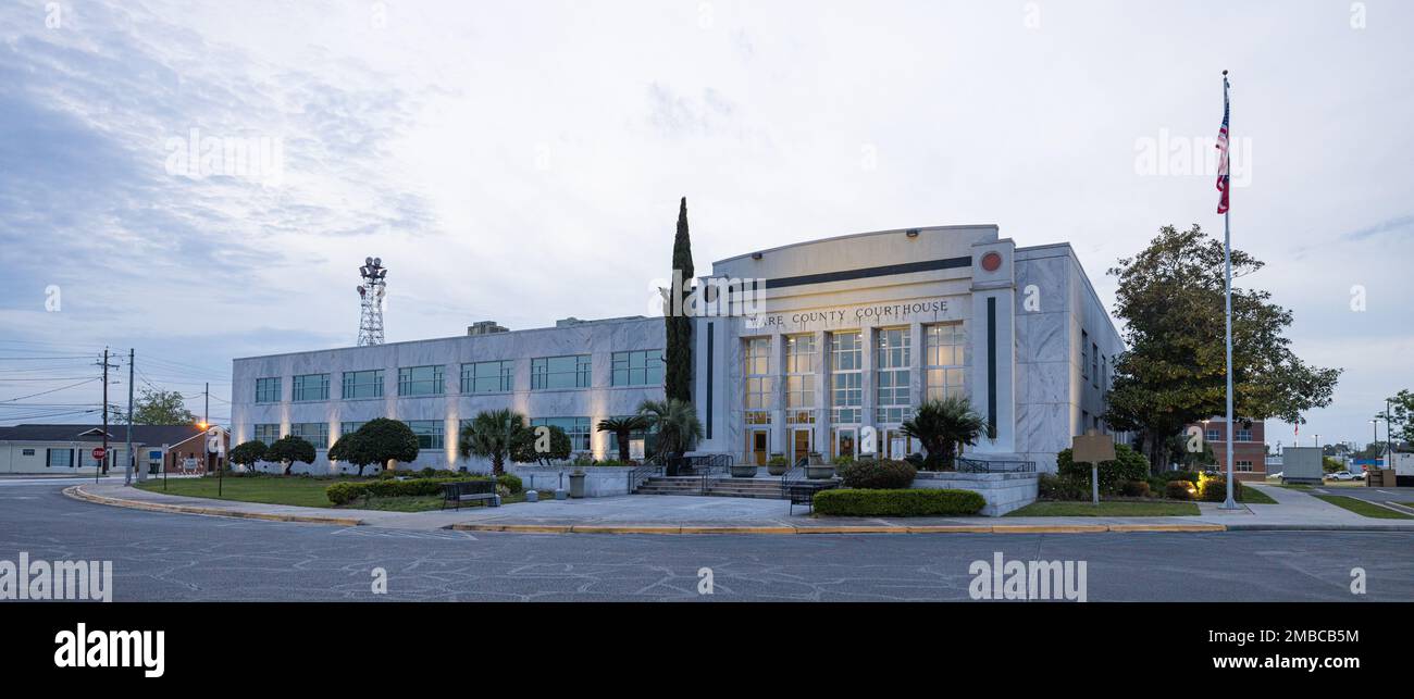 Waycross, Georgia, USA - April 16, 2022: The Ware County Courthouse ...