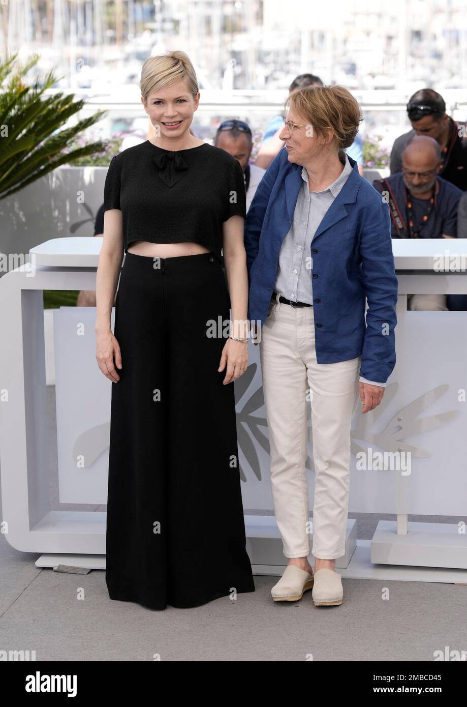 Michelle Williams, from left, and Director Kelly Reichardt, pose for ...