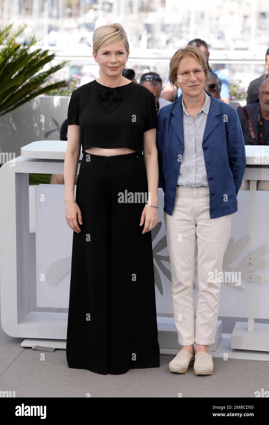 Michelle Williams, from left, and Director Kelly Reichardt, pose for ...