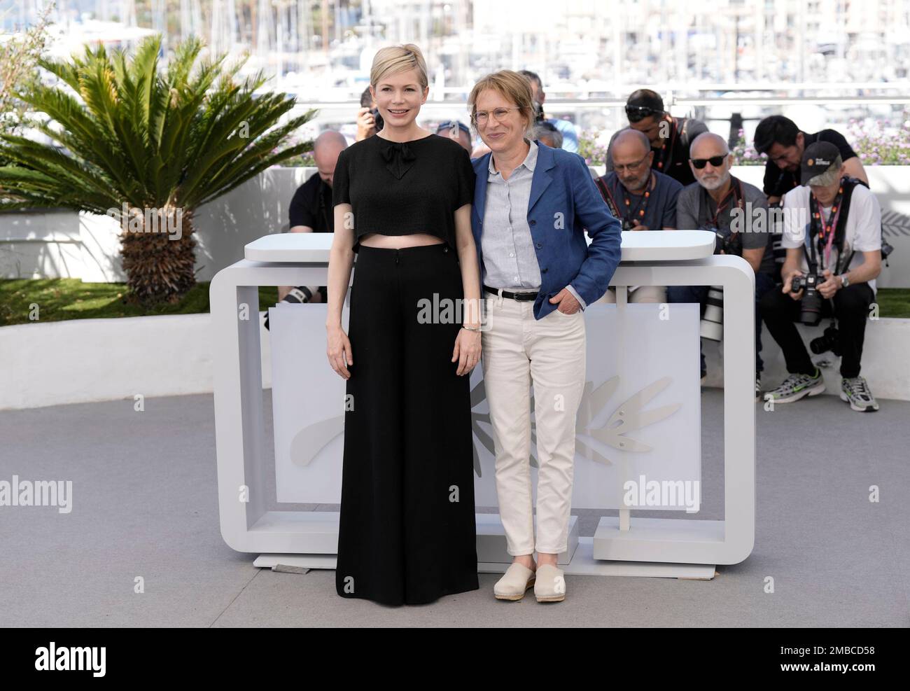 Michelle Williams, from left, and Director Kelly Reichardt, pose for ...