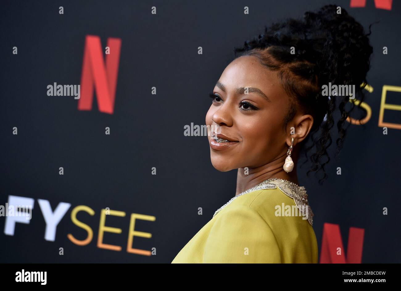 Priah Ferguson arrives at the "Stranger Things" FYSEE Los Angeles Event ...