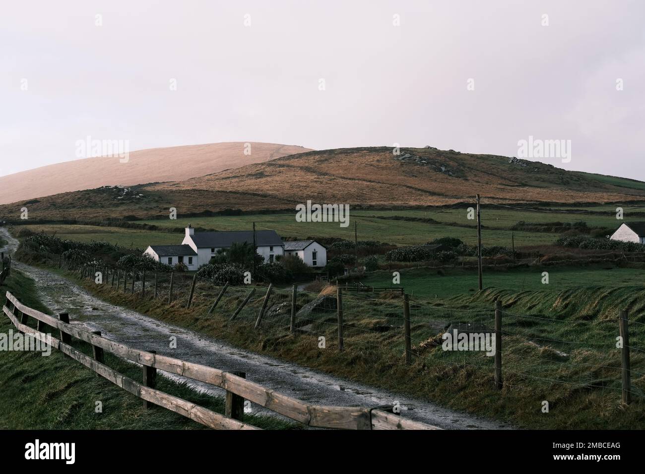 Irish countryside view Stock Photo - Alamy