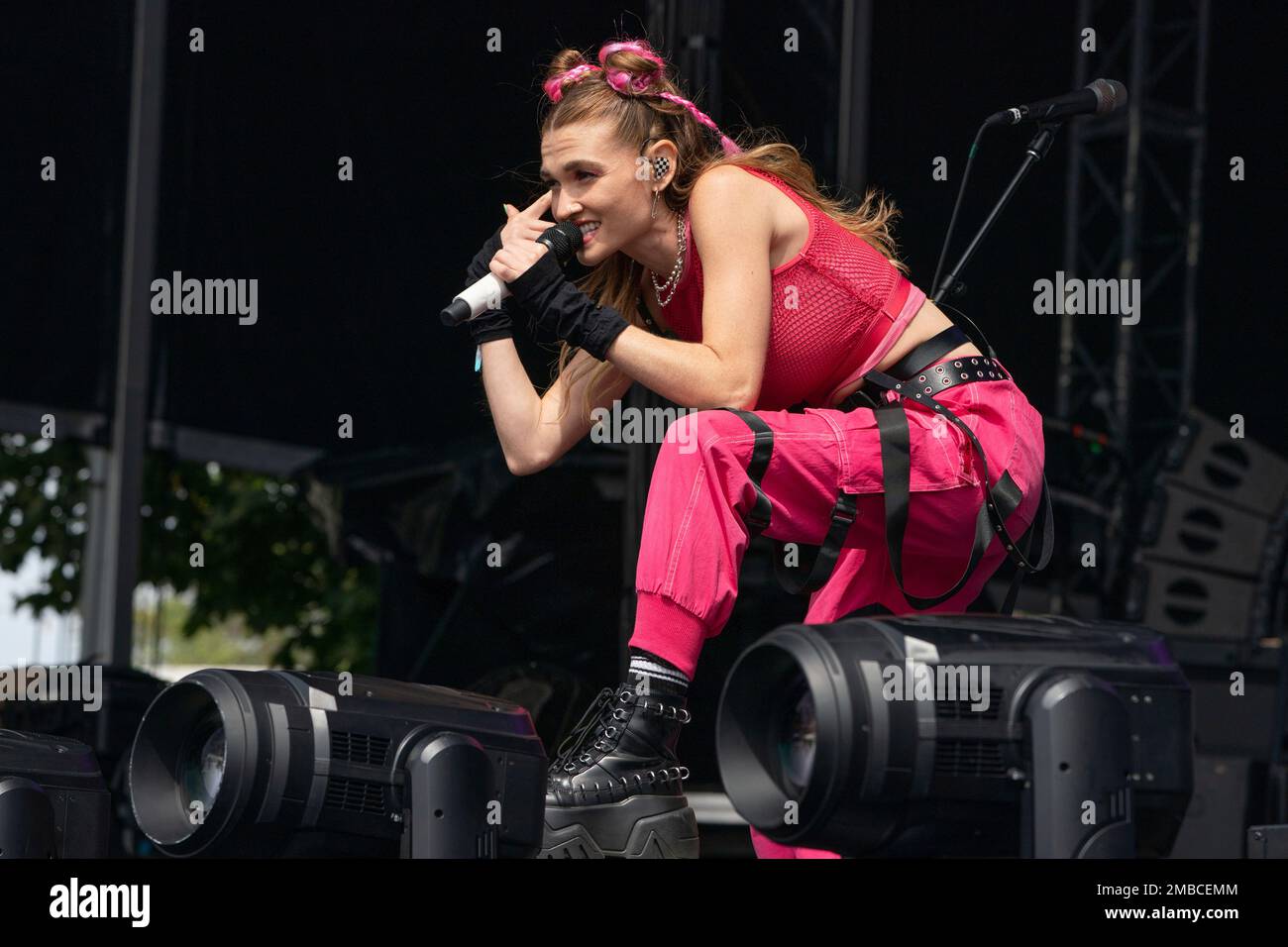 Mandy Lee of MisterWives performs at the BottleRock Napa Valley Music ...