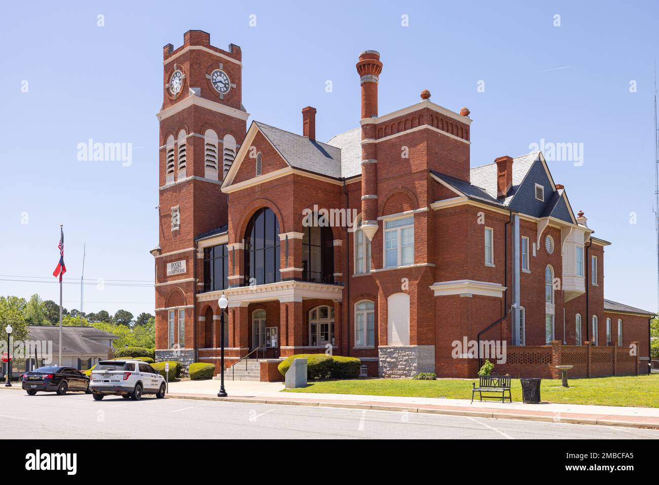 Vienna, Georgia, USA - April 19, 2022: The Dooly County Courthouse ...