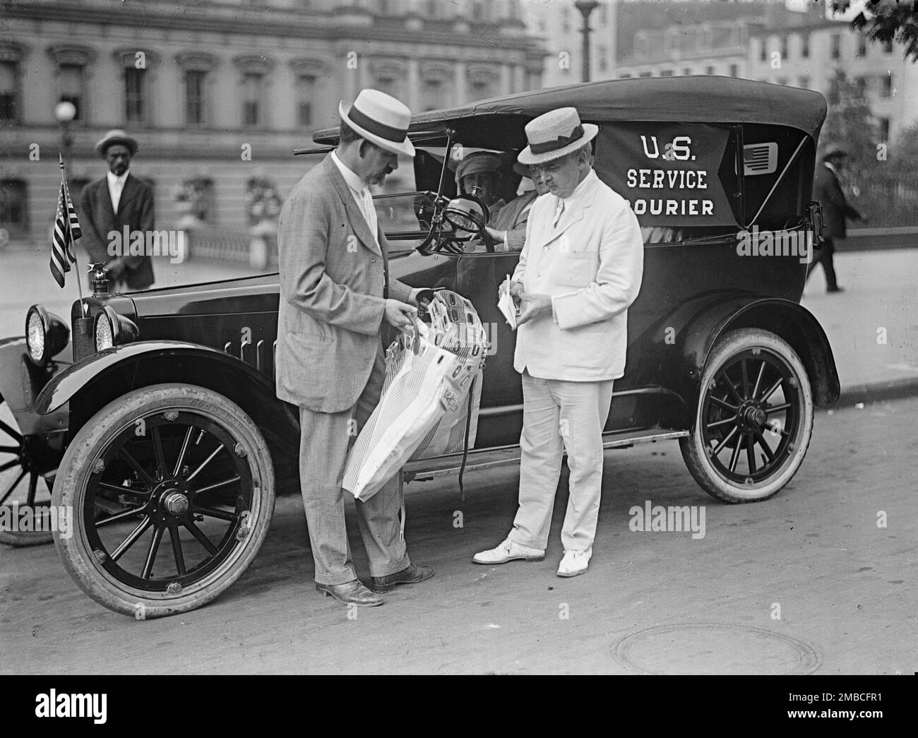 Post Office Department - Auto Mail Transport, 'U.S. Service Courier': C ...