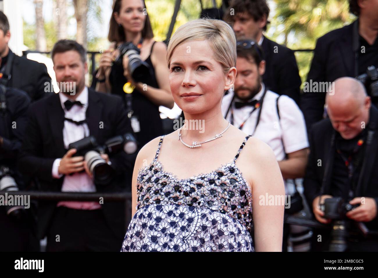 Michelle Williams poses for photographers upon departure from the ...