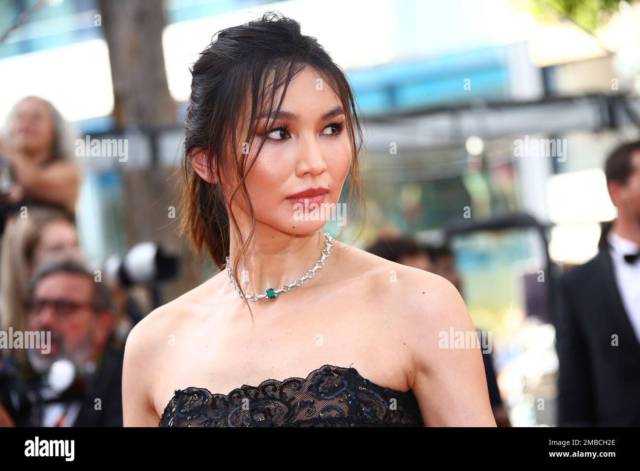 Gemma Chan poses for photographers upon arrival at the premiere of the ...