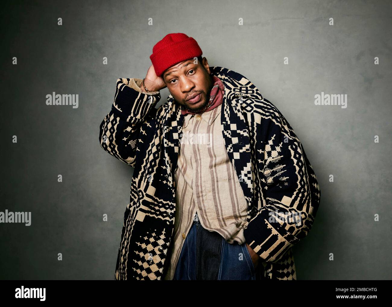 Jonathan Majors poses for a portrait to promote the film "Magazine ...