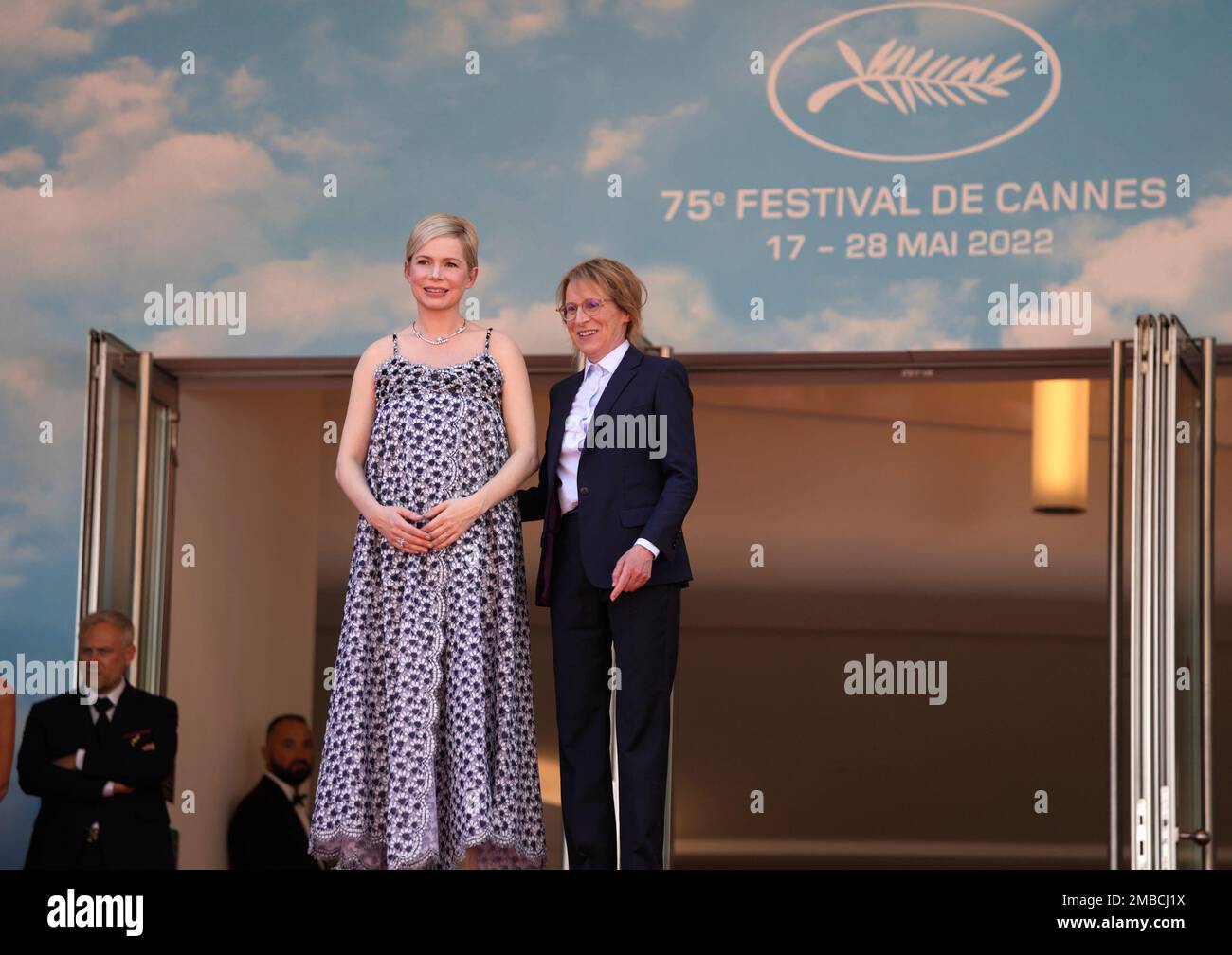 Michelle Williams, left, and Director Kelly Reichardt pose for ...