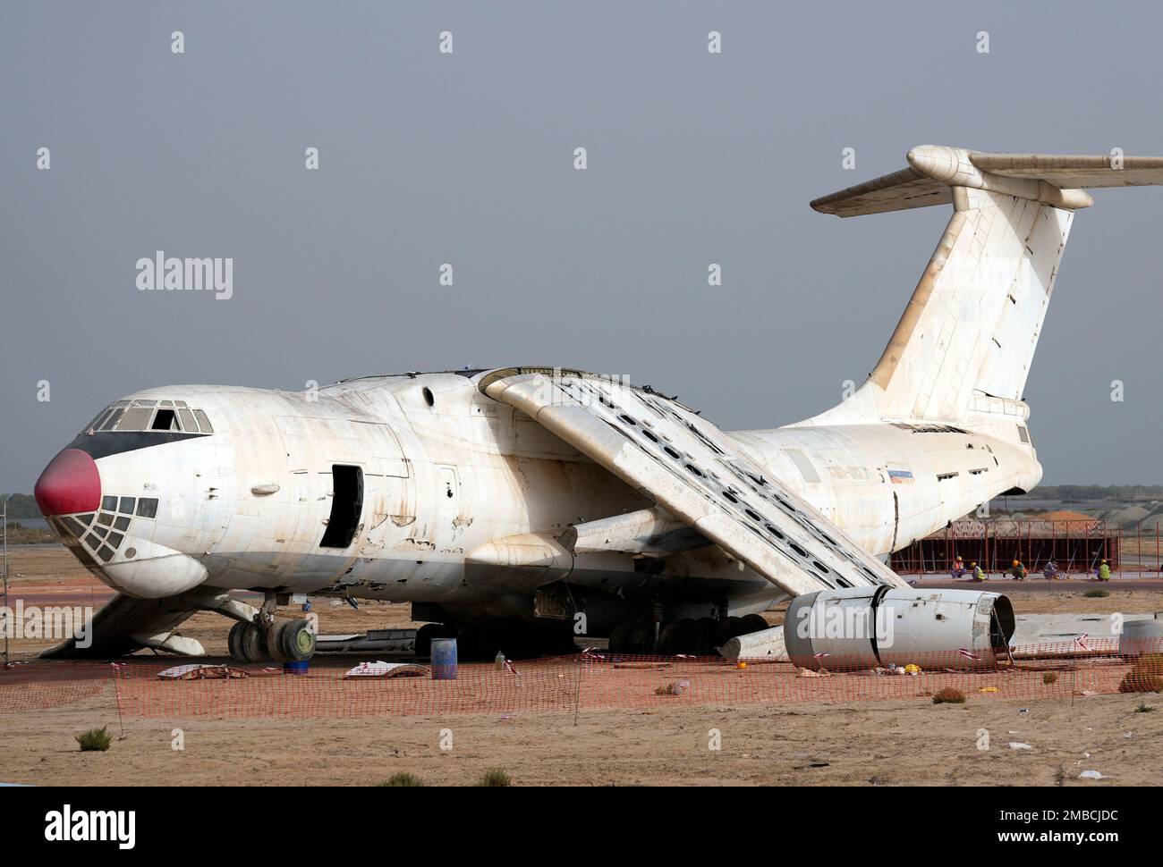 An abandoned plane, Ilyushin Il-76, once tied to arms smuggler Viktor ...