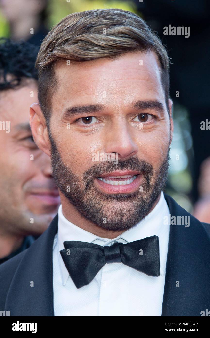 Ricky Martin poses for portrait photographs for "Elvis" at the 75th ...