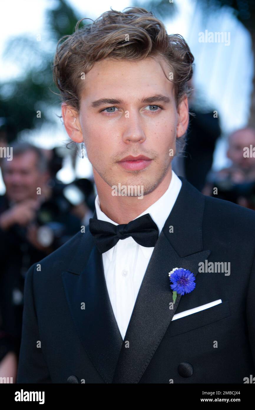 Austin Butler poses for portrait photographs for "Elvis" at the 75th ...