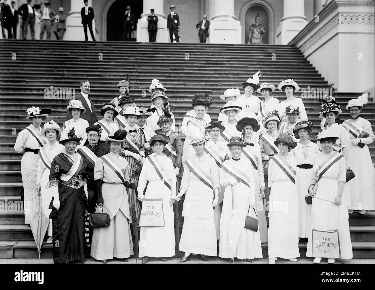 Woman Suffrage - Suffragettes at Capitol, 1914 Stock Photo - Alamy